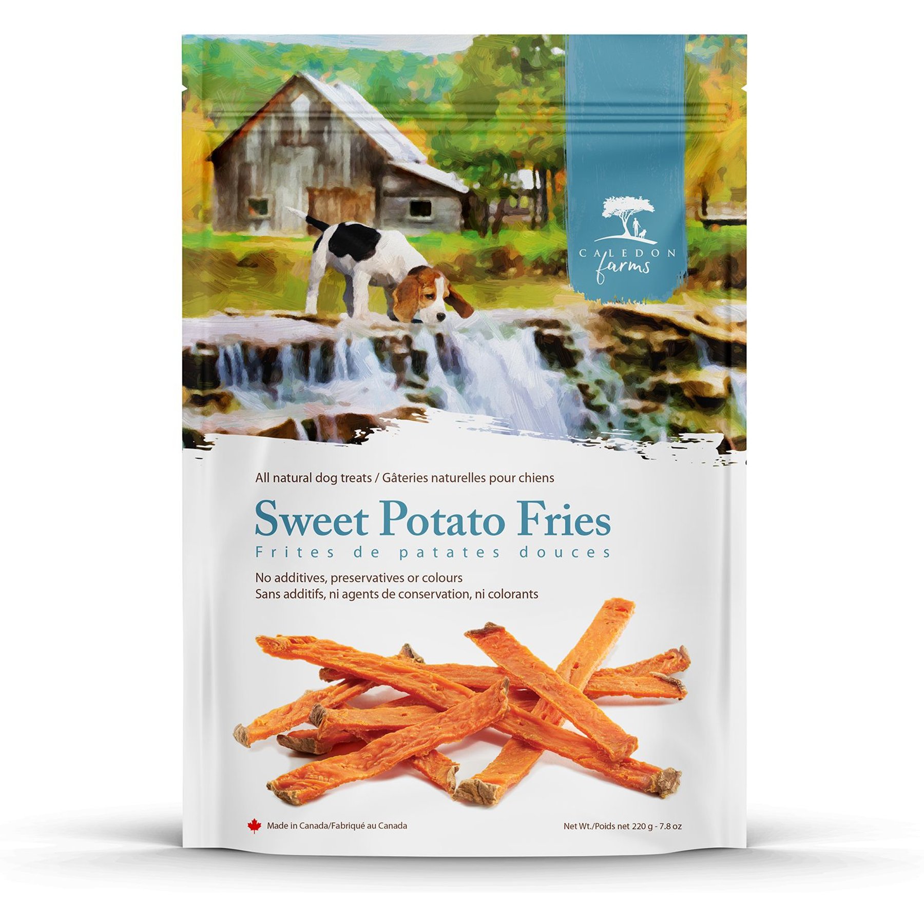 CALEDON FARMS Sweet Potato Fries Dog Treats, 7.8-oz bag - Chewy.com