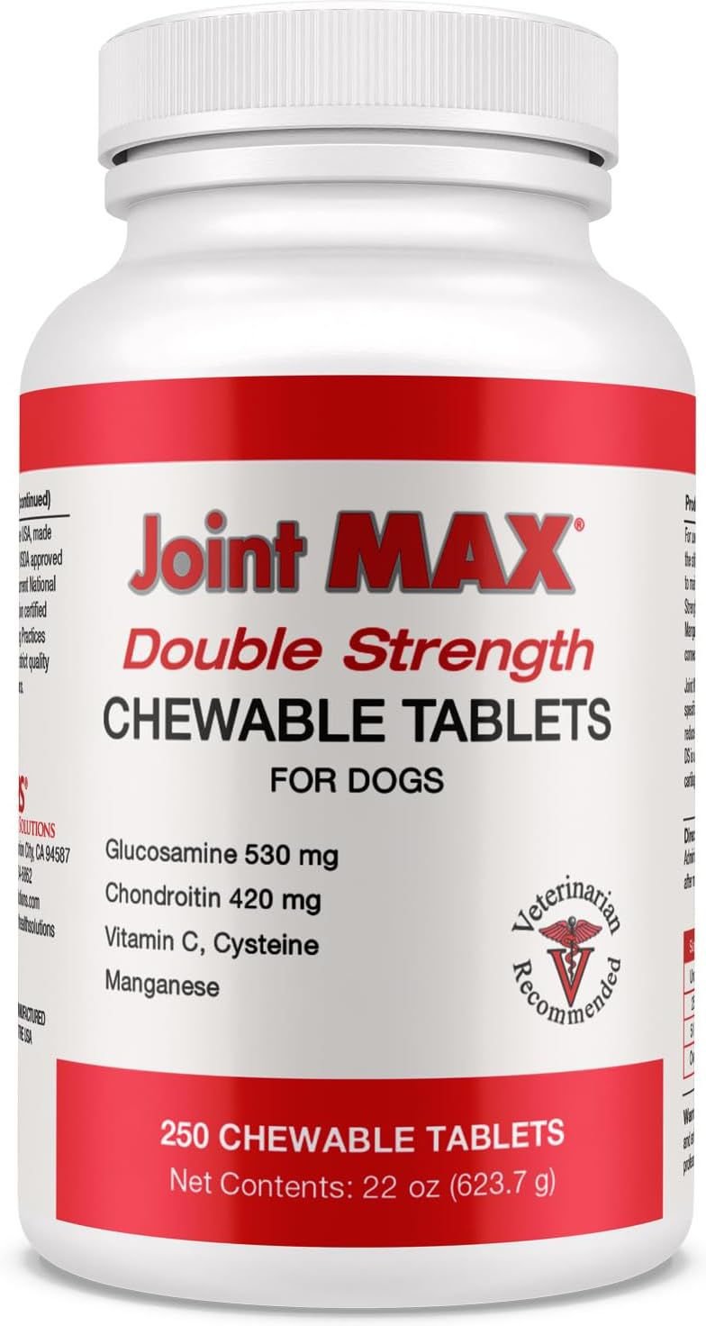 JOINT MAX Double Strength Chewable Tablets for Large Dogs, 250 count ...