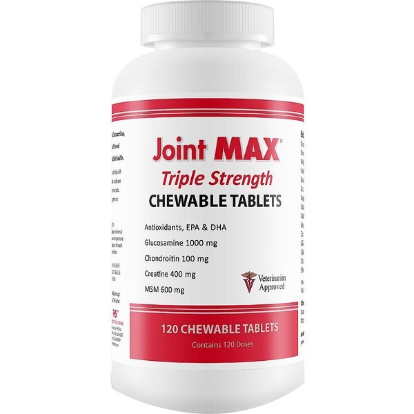 JOINT MAX Triple Strength Chewable Tablets for Dogs, 120 count - Chewy.com