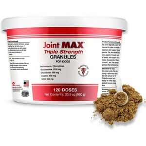 JOINT MAX Triple Strength Granules for Dogs, 120 doses - Chewy.com