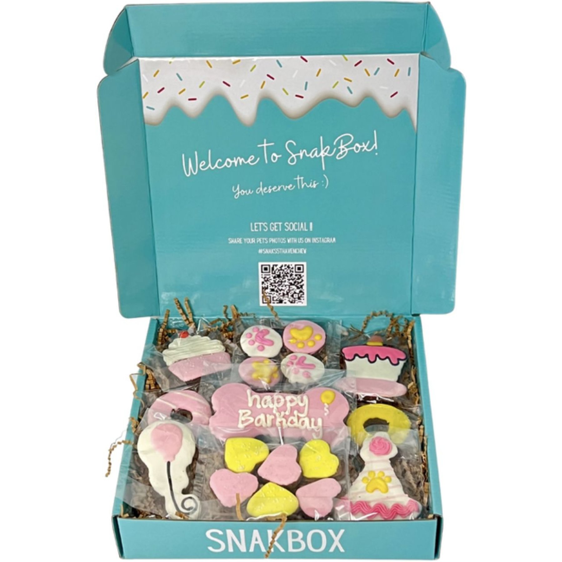 Out of Stock - SNAKS 5TH AVENCHEW Happy Barkday Boy Box Dog Treats ...