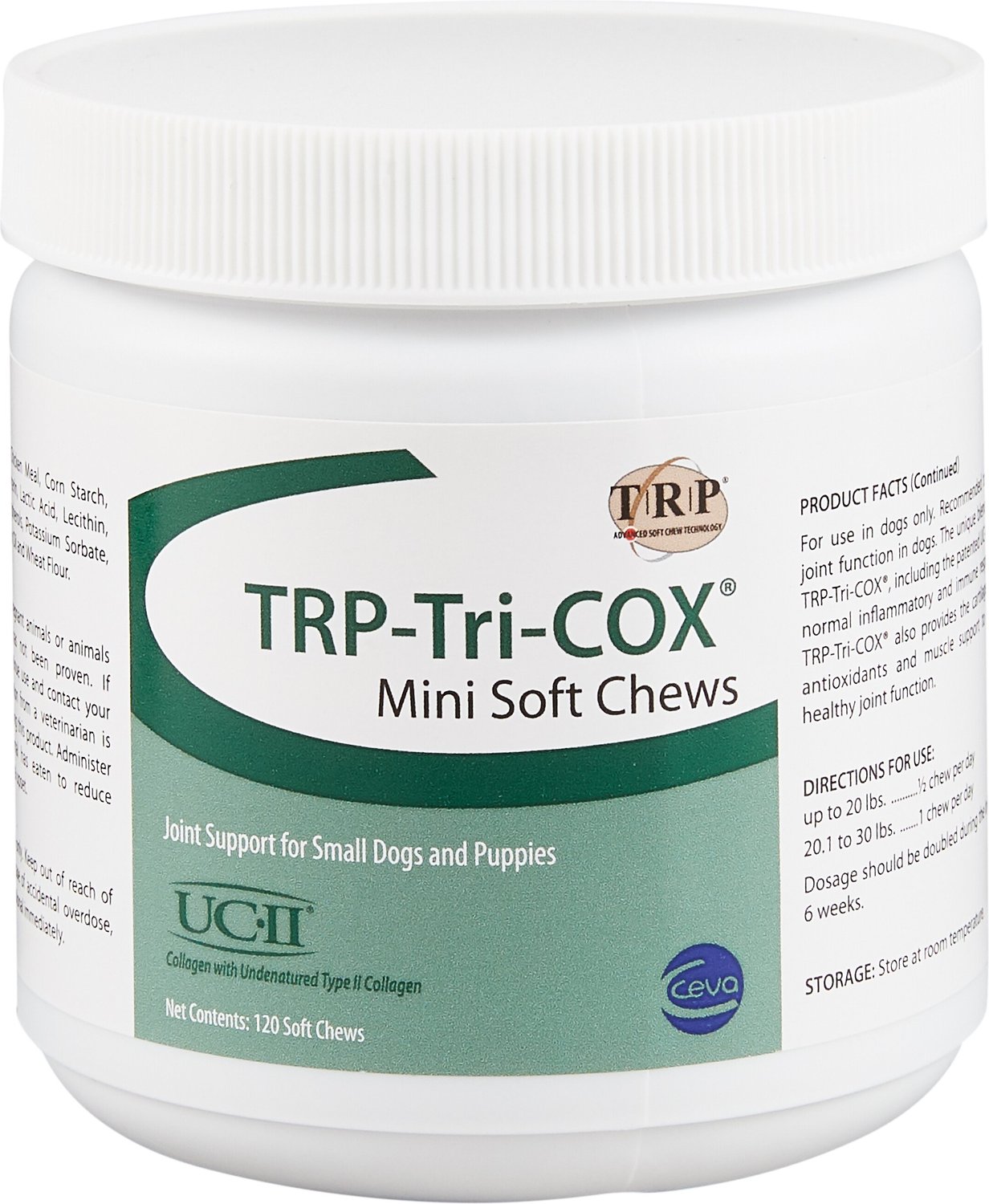 TRP-Tri-COX Mini Soft Chews Joint Support Dog Supplement, 120 count ...