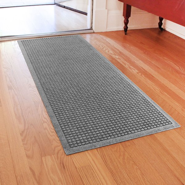 BUNGALOW FLOORING WaterHog Squares Indoor & Outdoor Runner Mat, Medium ...