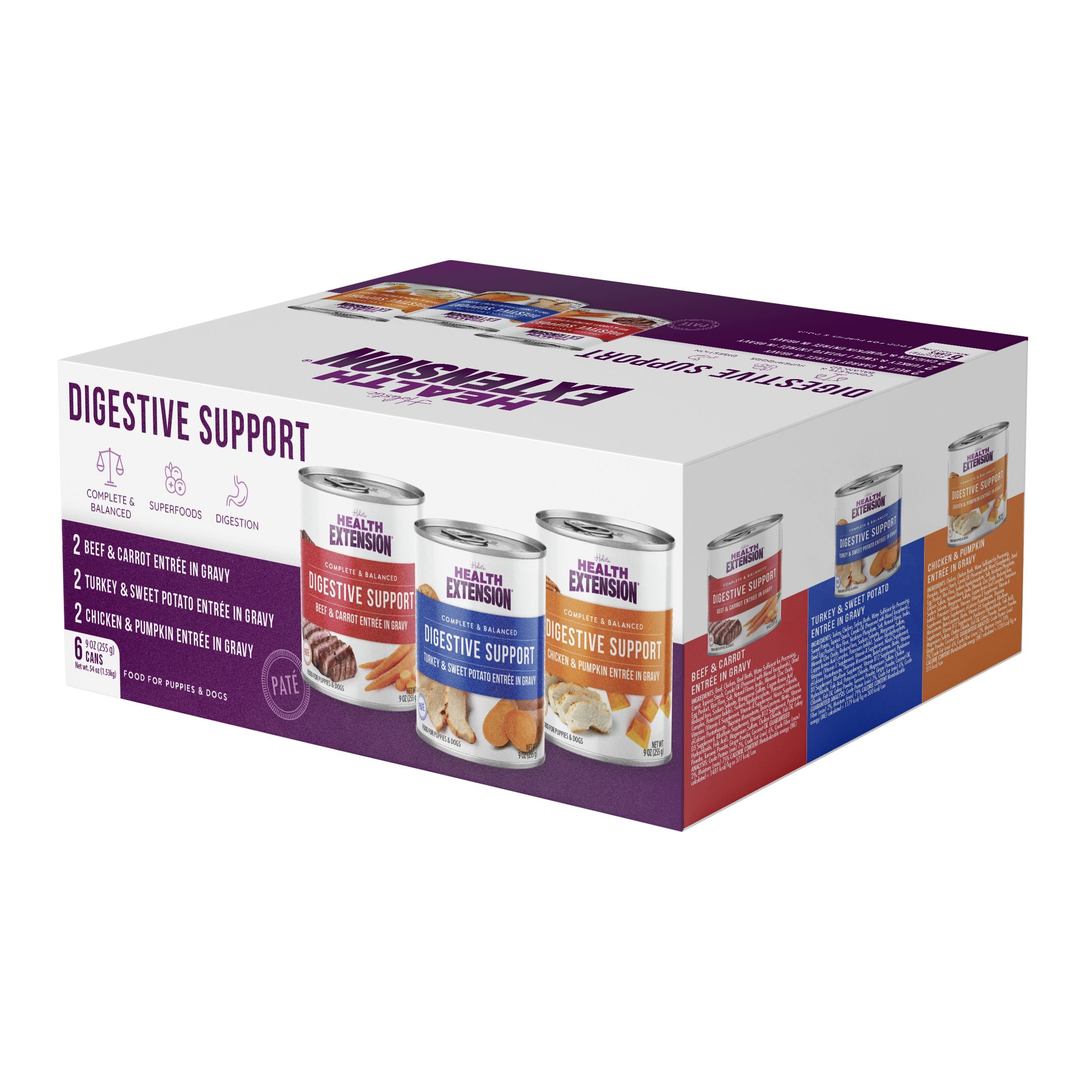 Questions and Answers about HEALTH EXTENSION Digestive Support Variety ...