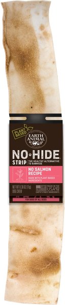 EARTH ANIMAL No-Hide Strips Thin Natural Rawhide Alternative No Salmon ...