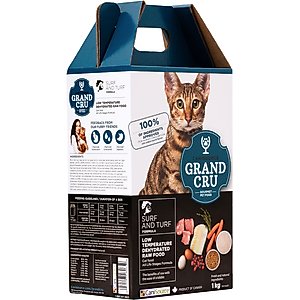 CANISOURCE Grand Cru Surf & Turf Dehydrated Cat Food, 2.2-lb bag ...
