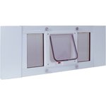 IDEAL PET PRODUCTS Sash Window Flap Cat Door, 33-38 inches - Chewy.com