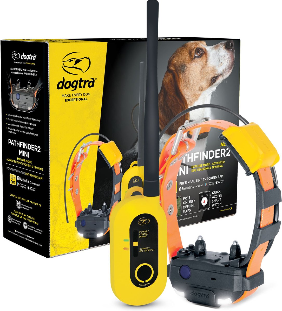 DOGTRA PATHFINDER2 Mini Dog Tracking & Training System, Orange - Chewy.com
