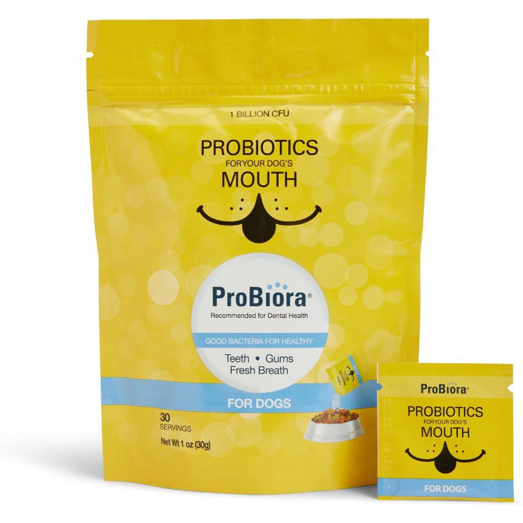 PROBIORA Probiotic Oral Care Dog Supplement, 1-oz bag - Chewy.com