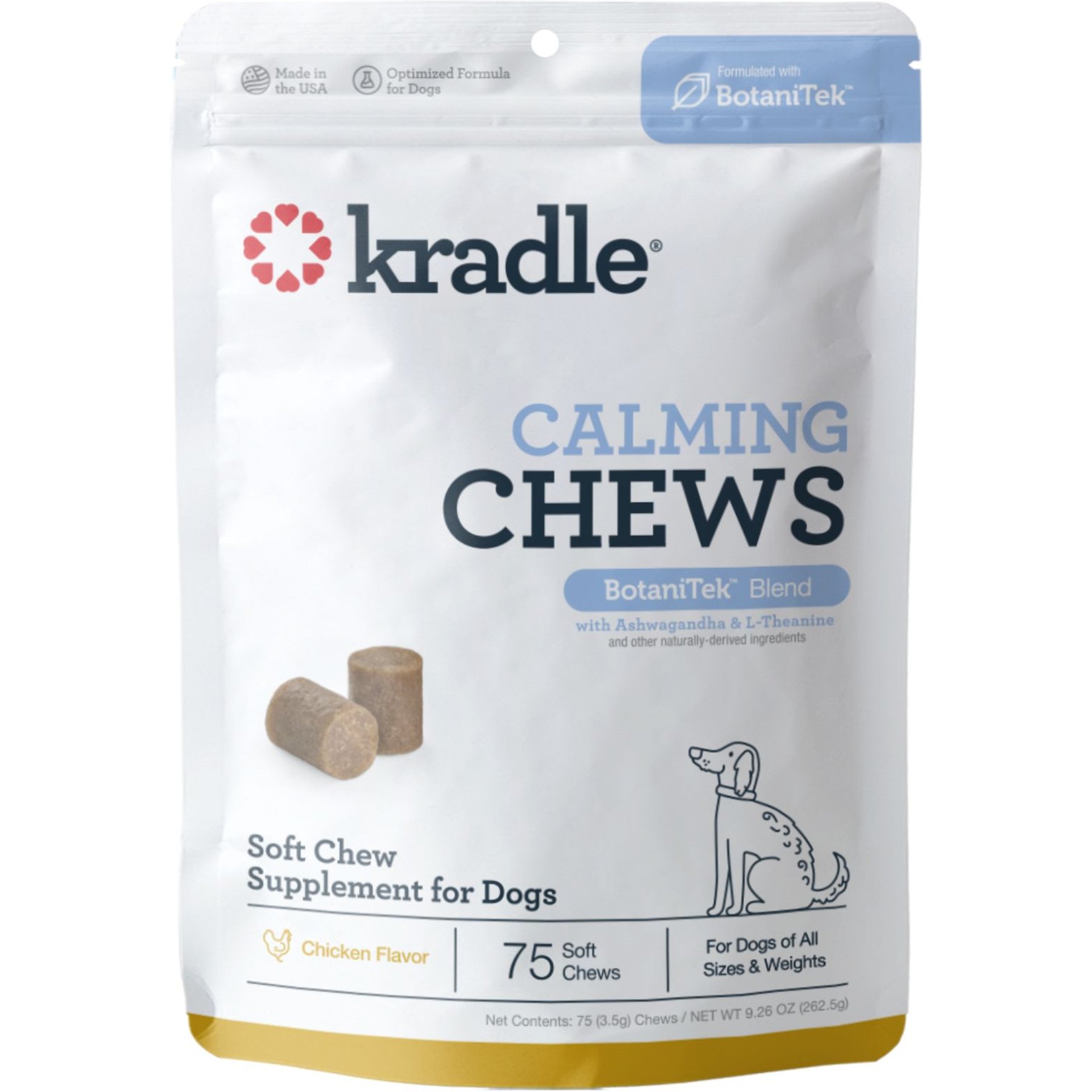 Out of Stock - KRADLE Calming Chews Chicken Flavored Soft Chew ...