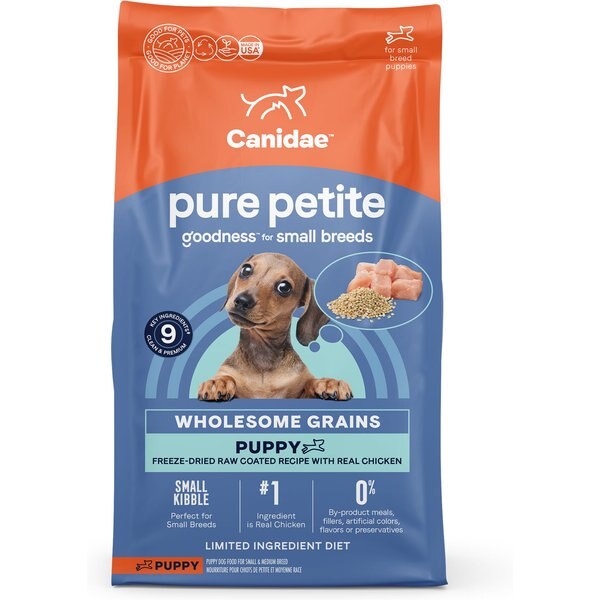 CANIDAE Pure Petite Premium Recipe Puppy Chicken & Wholesome Grains Dry ...