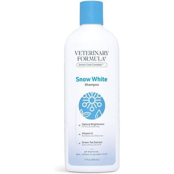 VETERINARY FORMULA SOLUTIONS Snow White Whitening Shampoo for Dogs ...