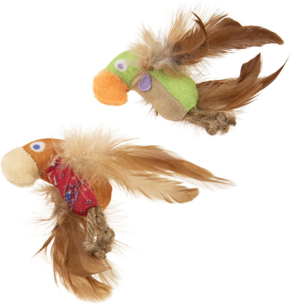SMARTYKAT Instincts Love Mates Feathery Plush HappyNip Silvervine ...
