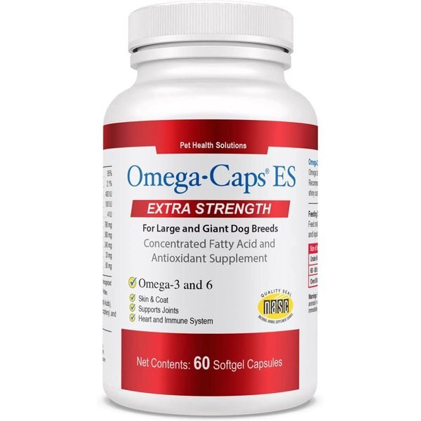 OMEGA-CAPS Softgel Capsules Extra Strength for Large Dogs, 60 count ...
