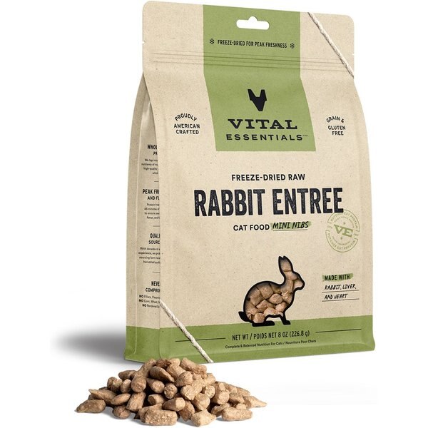 STELLA & CHEWY'S Absolutely Rabbit Dinner Morsels Freeze-Dried Raw Cat ...