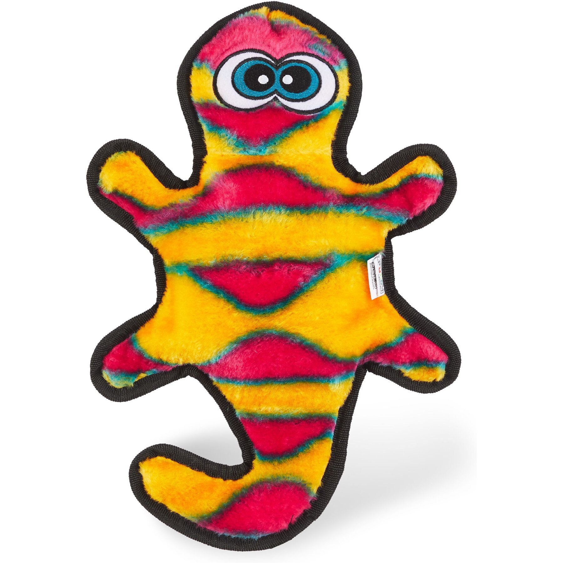 OUTWARD HOUND Invincibles Geckos Squeaky Stuffing-Free Plush Dog Toy ...