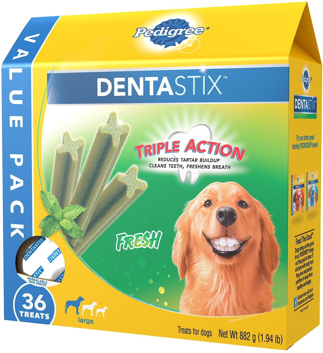 New Version Available - PEDIGREE Dentastix Fresh Mint Flavored Large ...