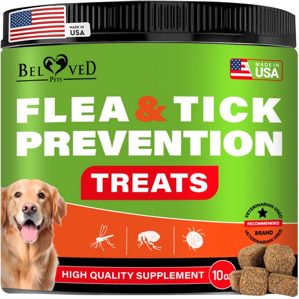 PETHONESTY Flea & Tick Defense Bacon Soft Chew Flea & Tick Repellent ...