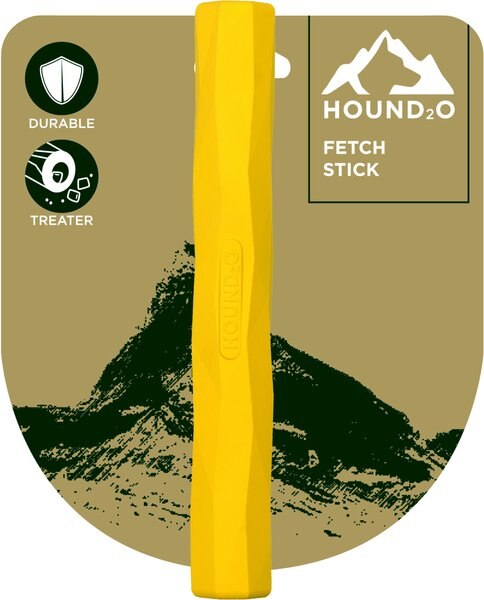 HOUND2O Fetch Stick Dog Toy, Yellow - Chewy.com