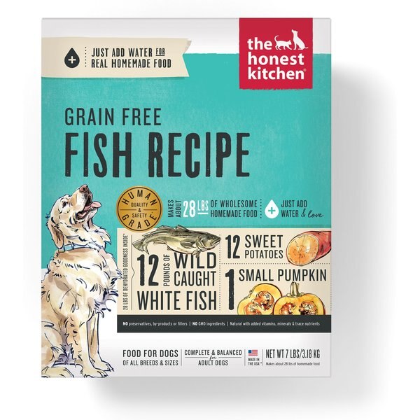 THE HONEST KITCHEN Limited Ingredient Diet Fish Recipe Grain-Free ...