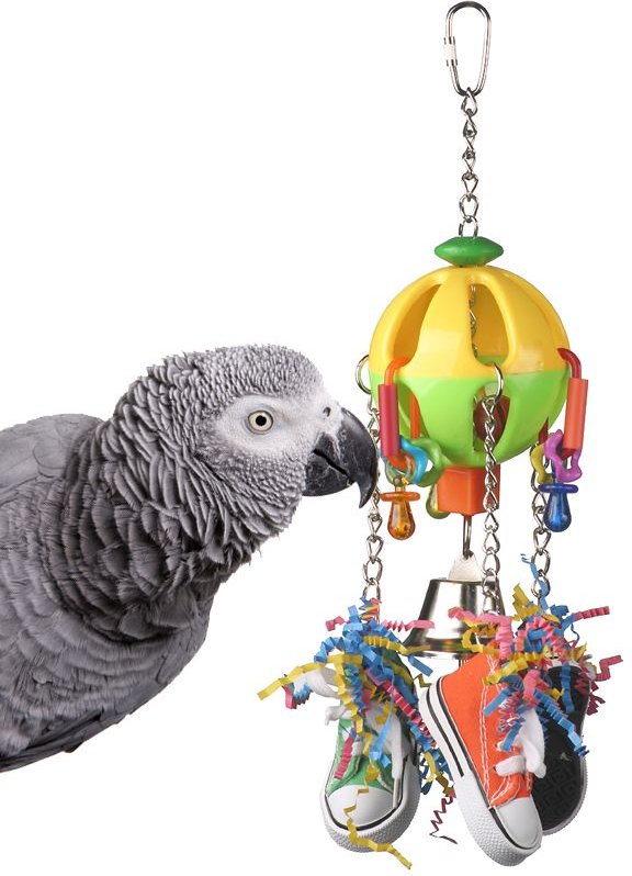 SUPER BIRD CREATIONS Kick Ball Bird Toy - Chewy.com