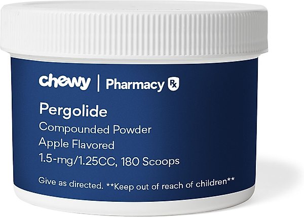 PERGOLIDE COMPOUNDED Powder Apple Flavored for Horses, 1.5-mg/1.25CC ...