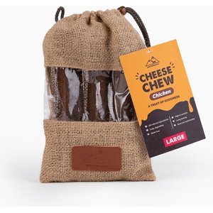 PEAKSNPAWS Large Chicken Cheese Dog Chew Treat, 13-oz bag - Chewy.com