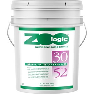 PETAG Zoologic Milk Matrix 30/52 Zoo Animal Supplement, 15-lb bucket ...