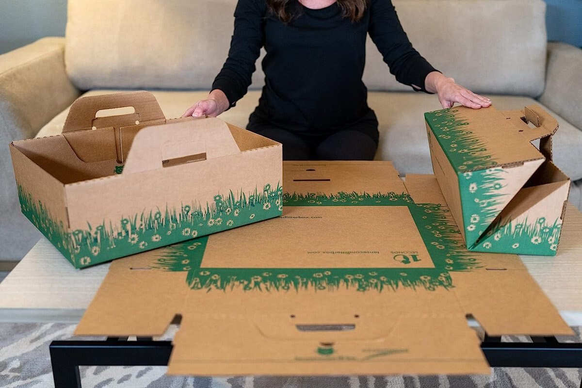 TEN SECOND LITTER BOX Disposable Cat Litter Box, 5 count - Chewy.com