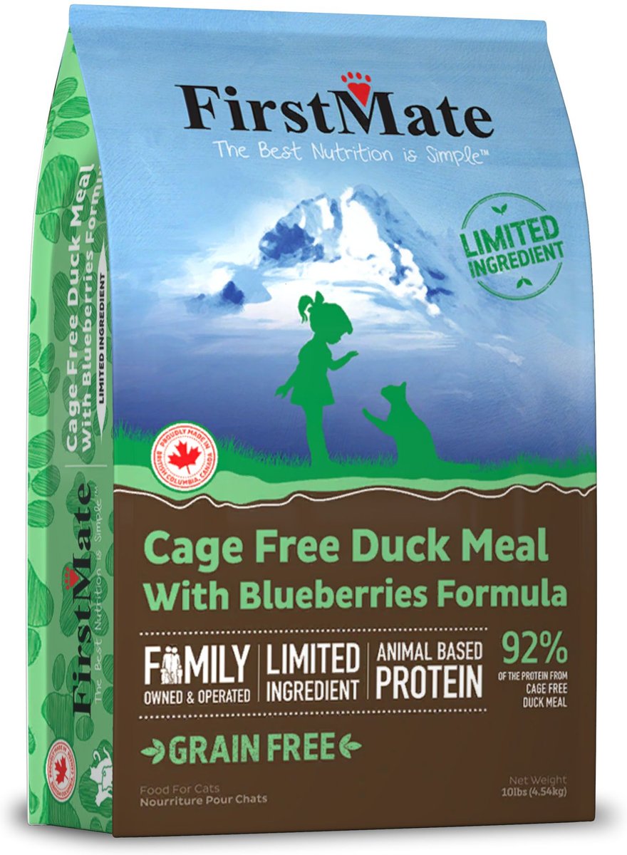 FIRSTMATE Limited Ingredient Cage Free Duck Meal with Blueberries ...