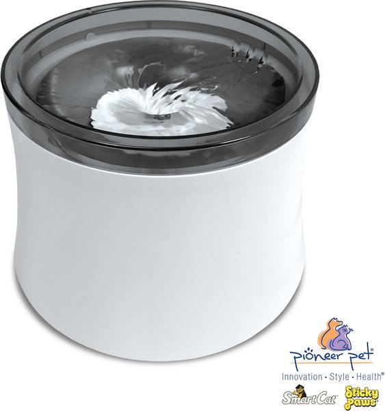 PIONEER PET Vortex Drinking Dog & Cat Fountain, Gray, Medium - Chewy.com