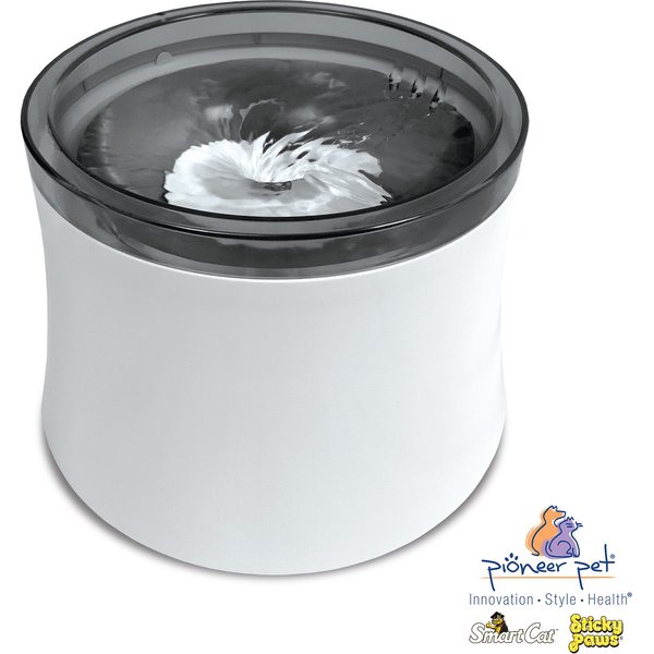 PIONEER PET Vortex Drinking Dog & Cat Fountain, Gray, Medium - Chewy.com