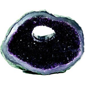 PENN-PLAX Geode Crystal Fish Ornament, Purple - Chewy.com