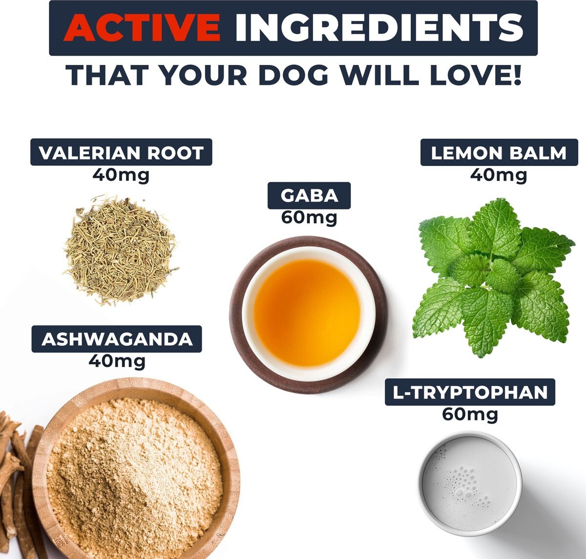 PETSCY Calming Aid Soft & Chewy Supplement for Dogs, 4.2-oz jar, 60 ...