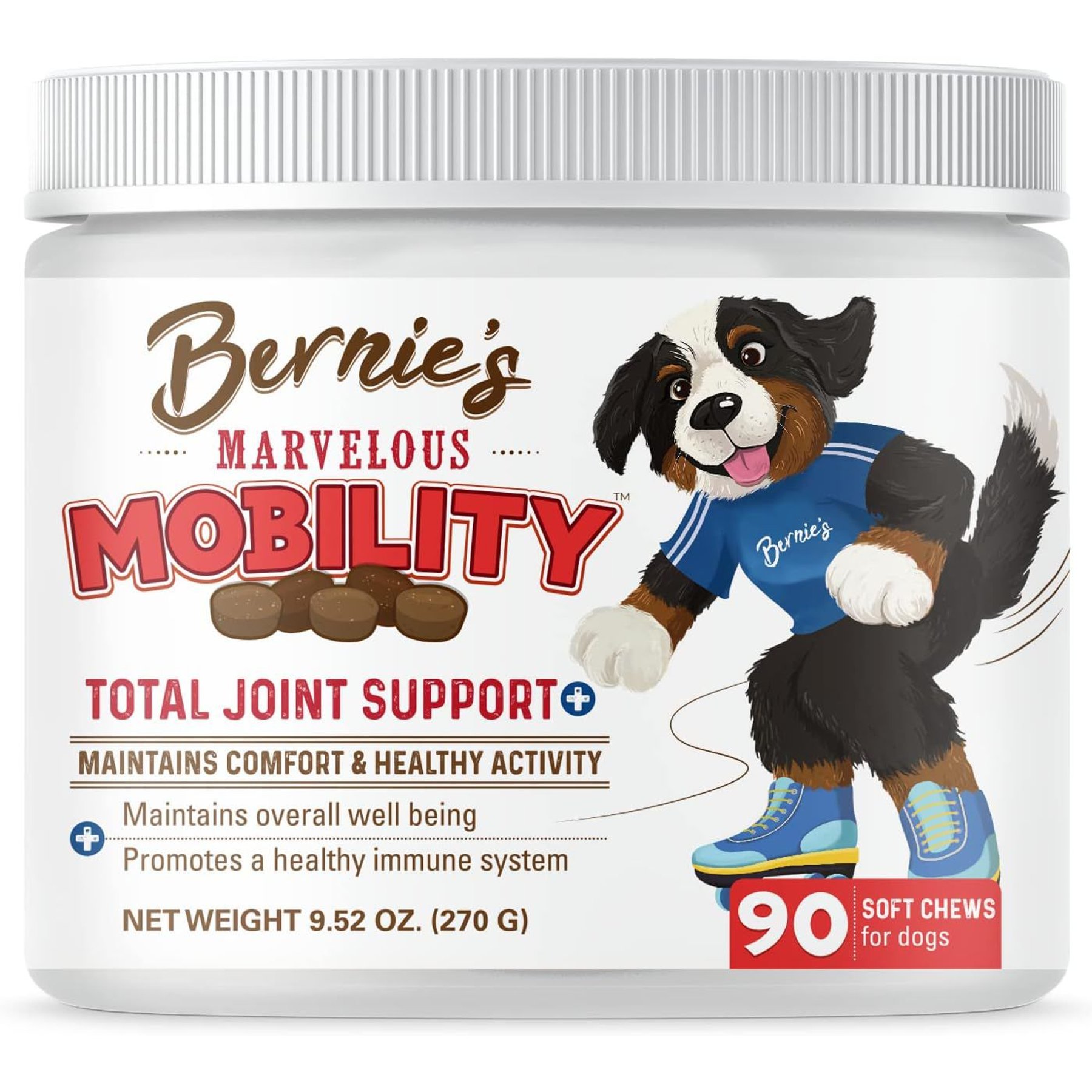 BERNIE'S Marvelous Mobility Daily Hip & Joint Supplement, 90 count ...