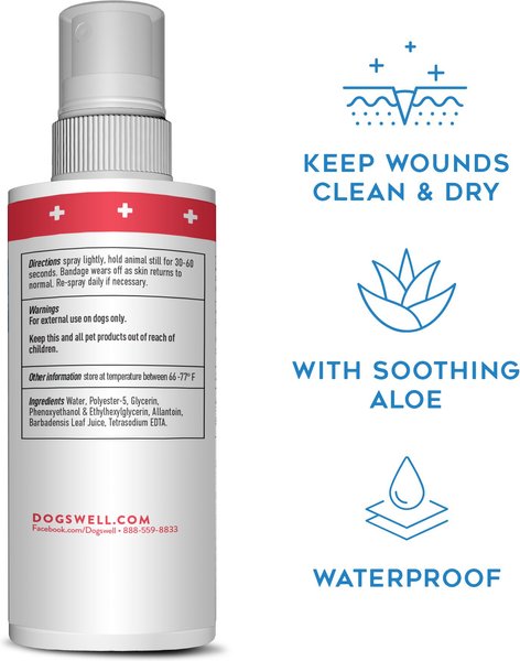 DOGSWELL Remedy+Recovery Liquid Bandage for Dogs, 4-fl oz bottle ...
