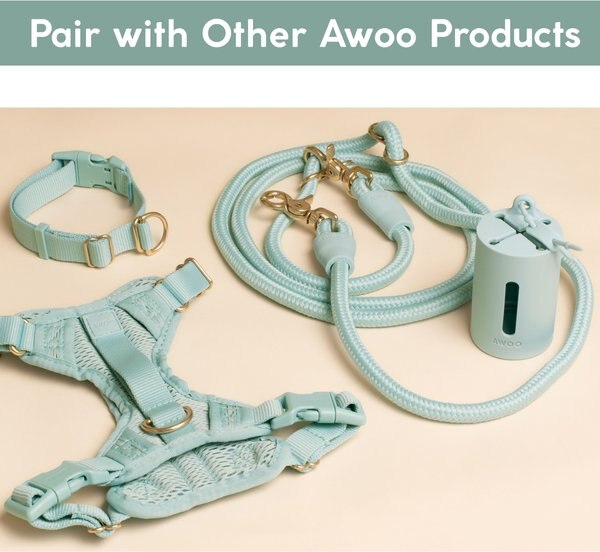 AWOO Marty Martingale Dog Collar, Slate, X-Small - Chewy.com