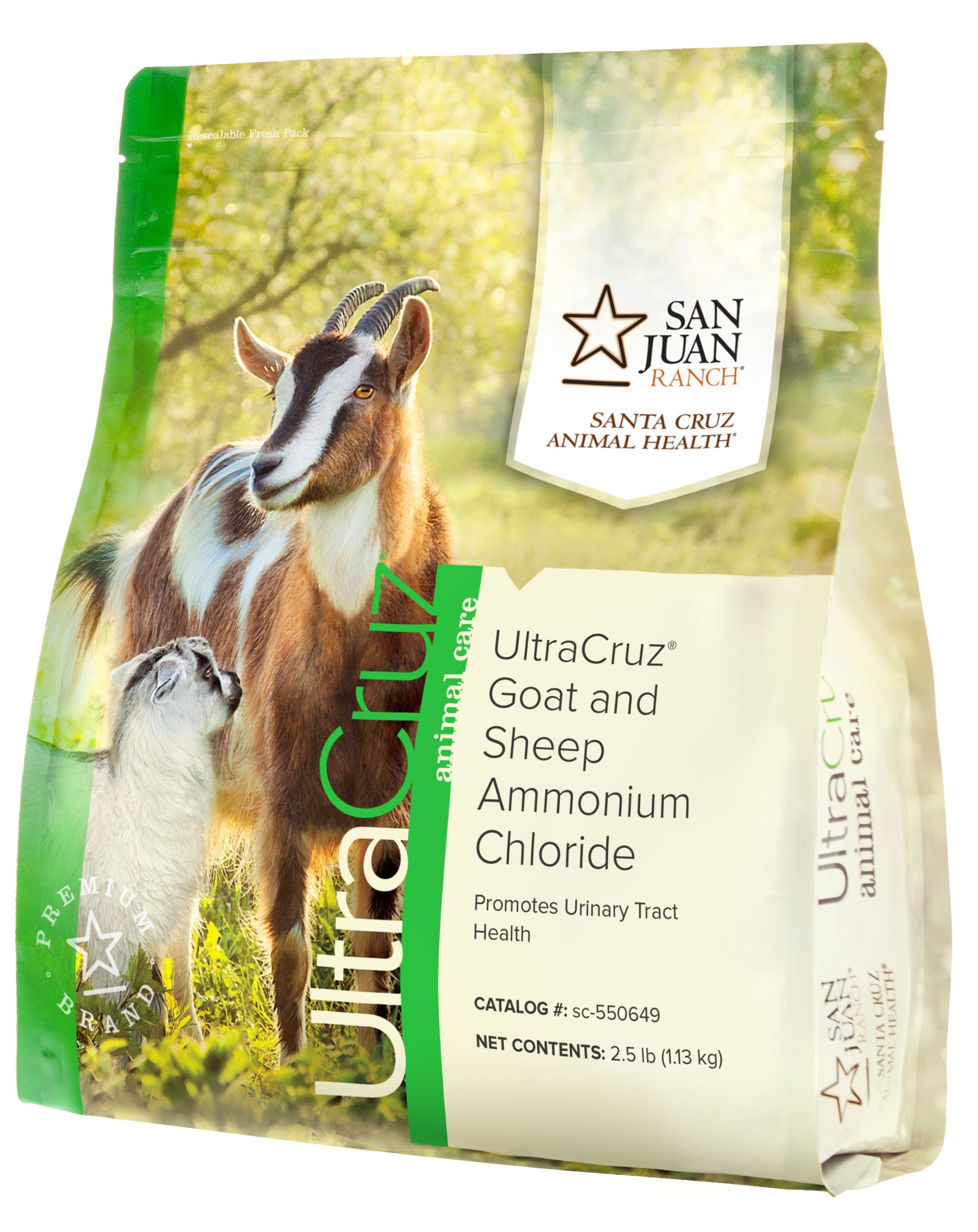 ULTRACRUZ Goat & Sheep Ammonium Chloride Farm Animal Supplement, 2.5-lb ...