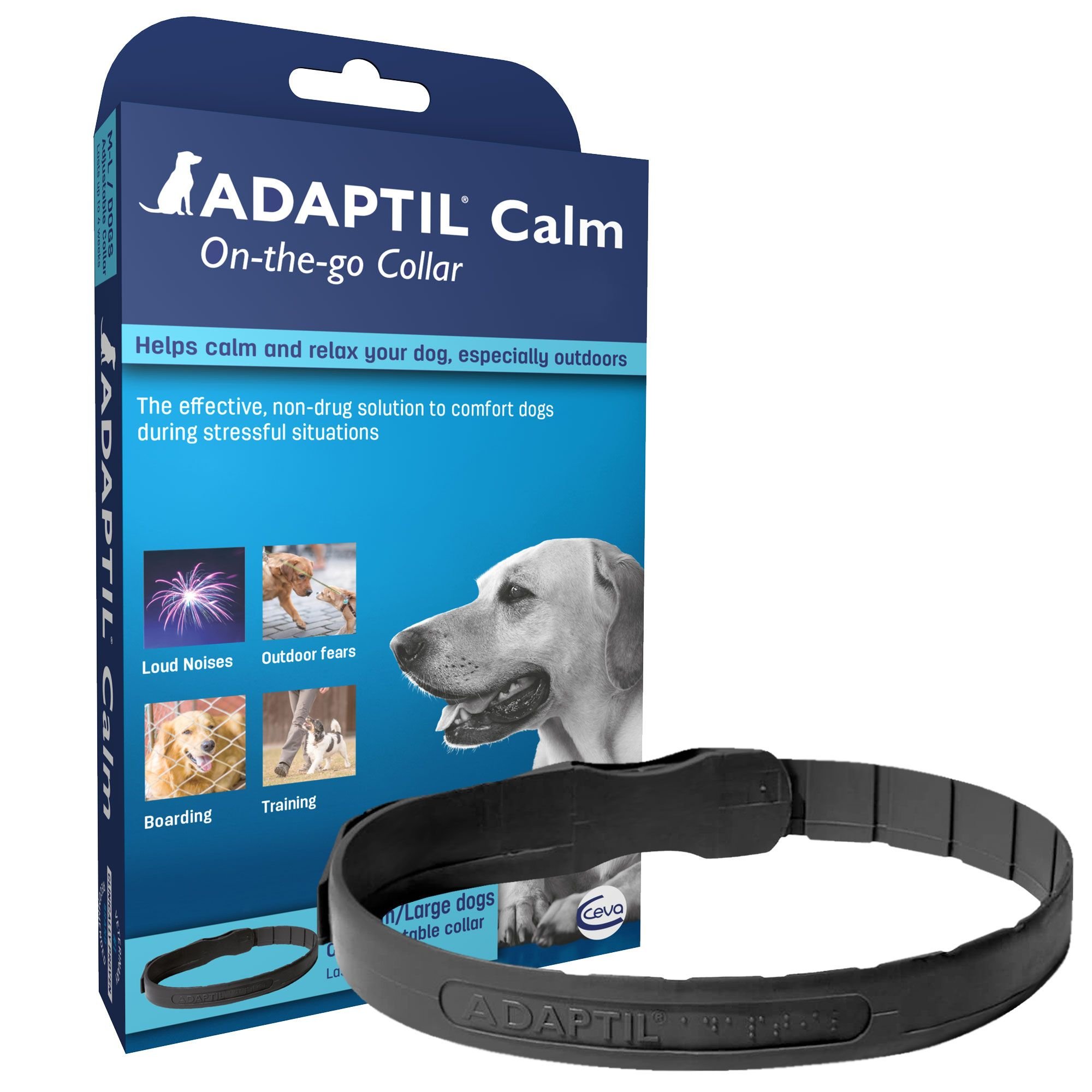 Questions and Answers about ADAPTIL On-the-Go Calming Collar for Dogs