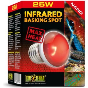 EXO TERRA Infrared Reptile Basking Spot, Nano, 25-watts - Chewy.com