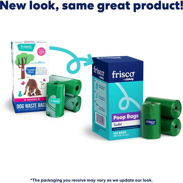 FRISCO Refill Dog Poop Bags, Scented, 120 count - Chewy.com
