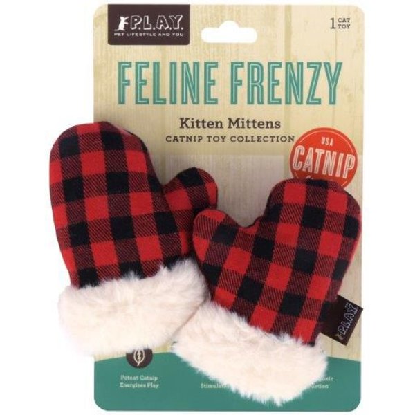 P.L.A.Y. PET LIFESTYLE AND YOU Feline Frenzy Wiggly Worms Plush Squeaky ...