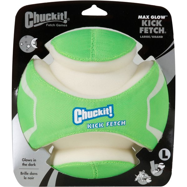 CHUCKIT! Kick Fetch Max Glow Dog Toy, Large - Chewy.com