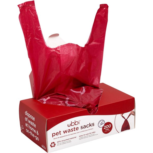 UBBI Poop Bags with Handles, Scented, 200 count - Chewy.com