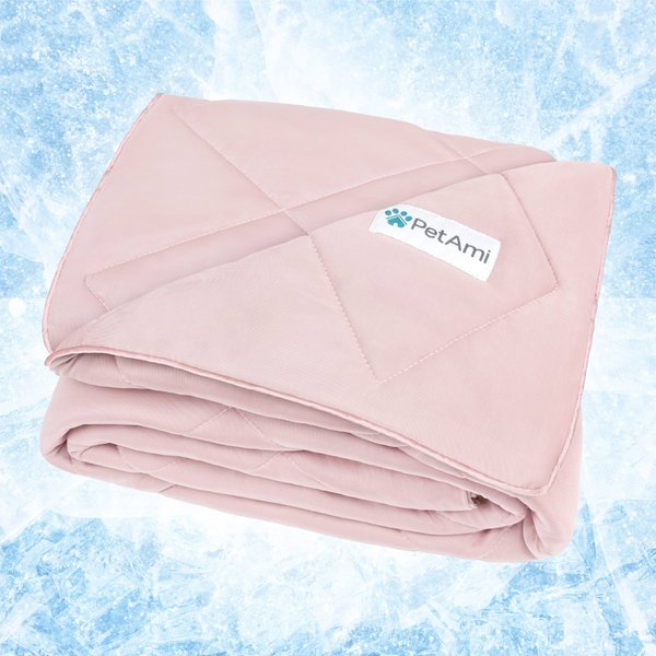 PETAMI Soft Cooling Cat & Dog Blanket, Pink, Medium - Chewy.com