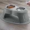 WEATHERTECH Double High Stainless Steel Cat & Dog Pet Feeding System ...