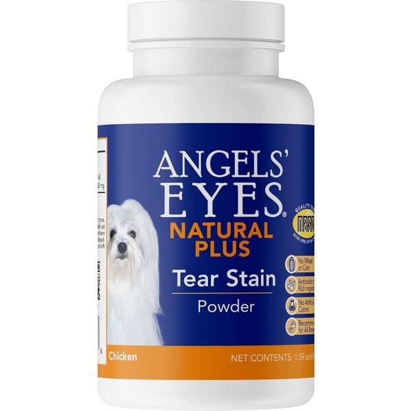 ANGELS' EYES Natural Plus Chicken Flavored Powder Tear Stain Supplement ...