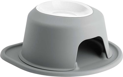 WEATHERTECH Single High Poly Bowl Cat & Dog Pet Feeding System, Dark ...