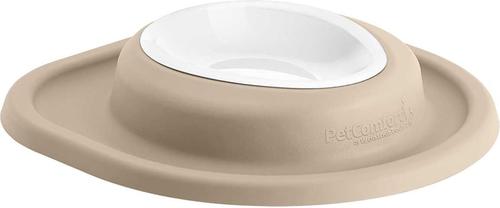 WEATHERTECH Single Low Poly Bowl Cat & Dog Pet Feeding System, Tan, 8 ...