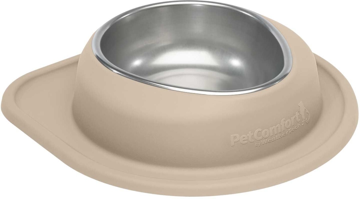 WEATHERTECH Single Low Stainless Steel Cat & Dog Pet Feeding System ...